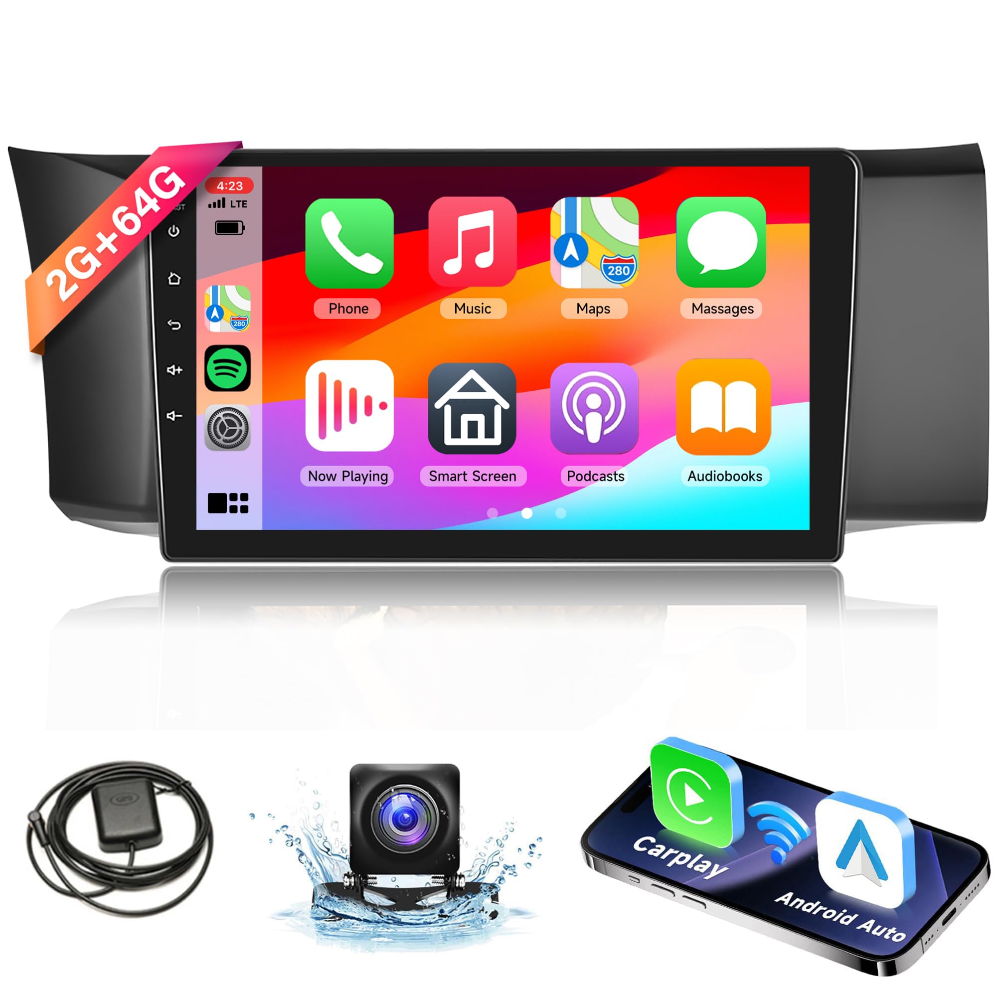2G+64G CarPlay Car Radio for Toyota GT86 / Subaru BRZ 2012-2016 Android 13 Car Stereo Android ...