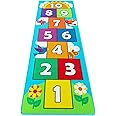 Amazon.com: Hop & Count Hopscotch Rug for Kids, Floor Play Area Rug ...