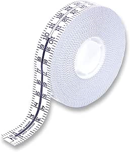 Adhesive Continuous Ruler Roll Tape - Metric - 3/4 Inch Wide, 1 Meter ...