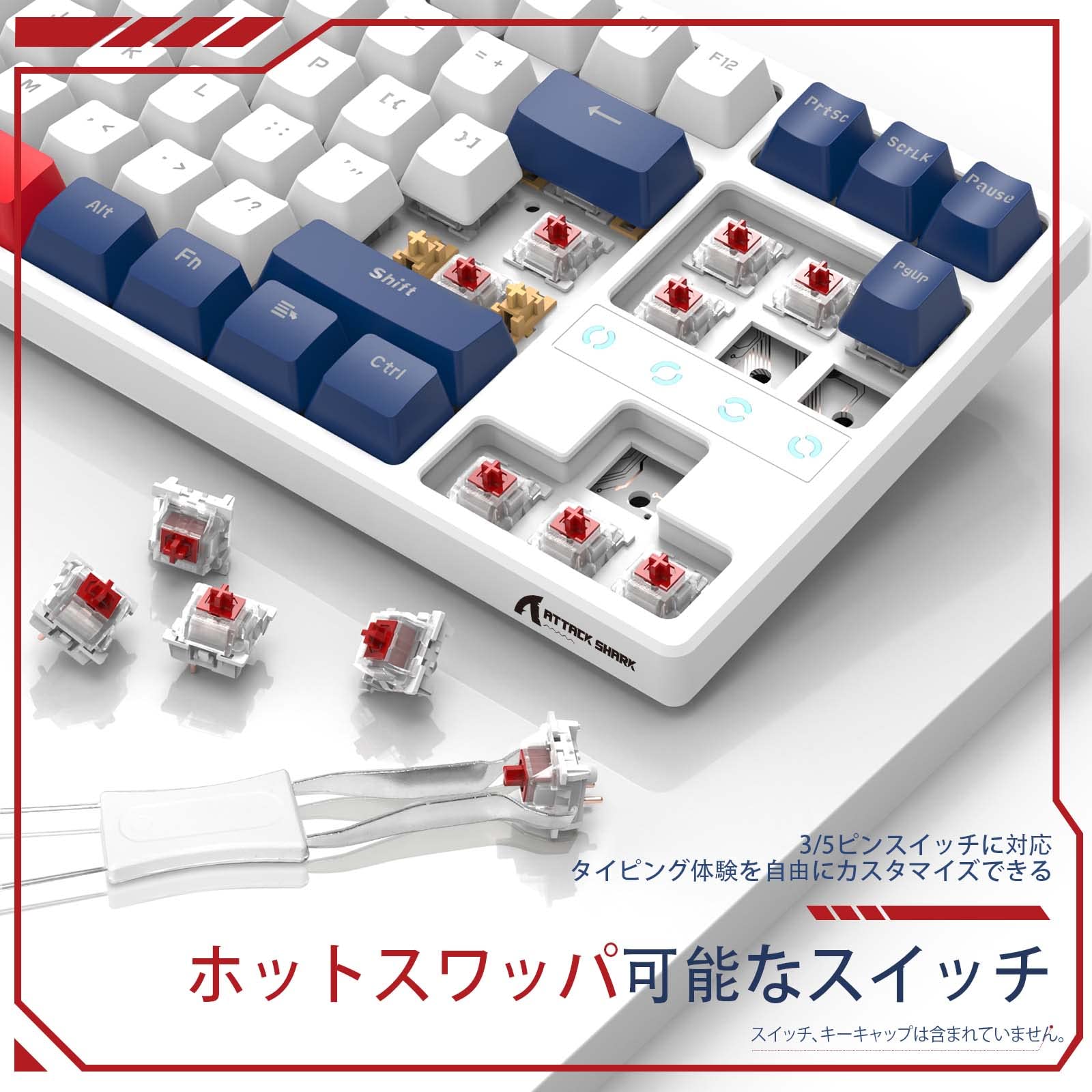 Mua Keyboard Kit DIY Mechanical Keyboard RGB 87 Keys 80% TKL Barebone ...