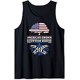 Amazon.com: American Grown with Scottish Roots - Scotland T-Shirt ...