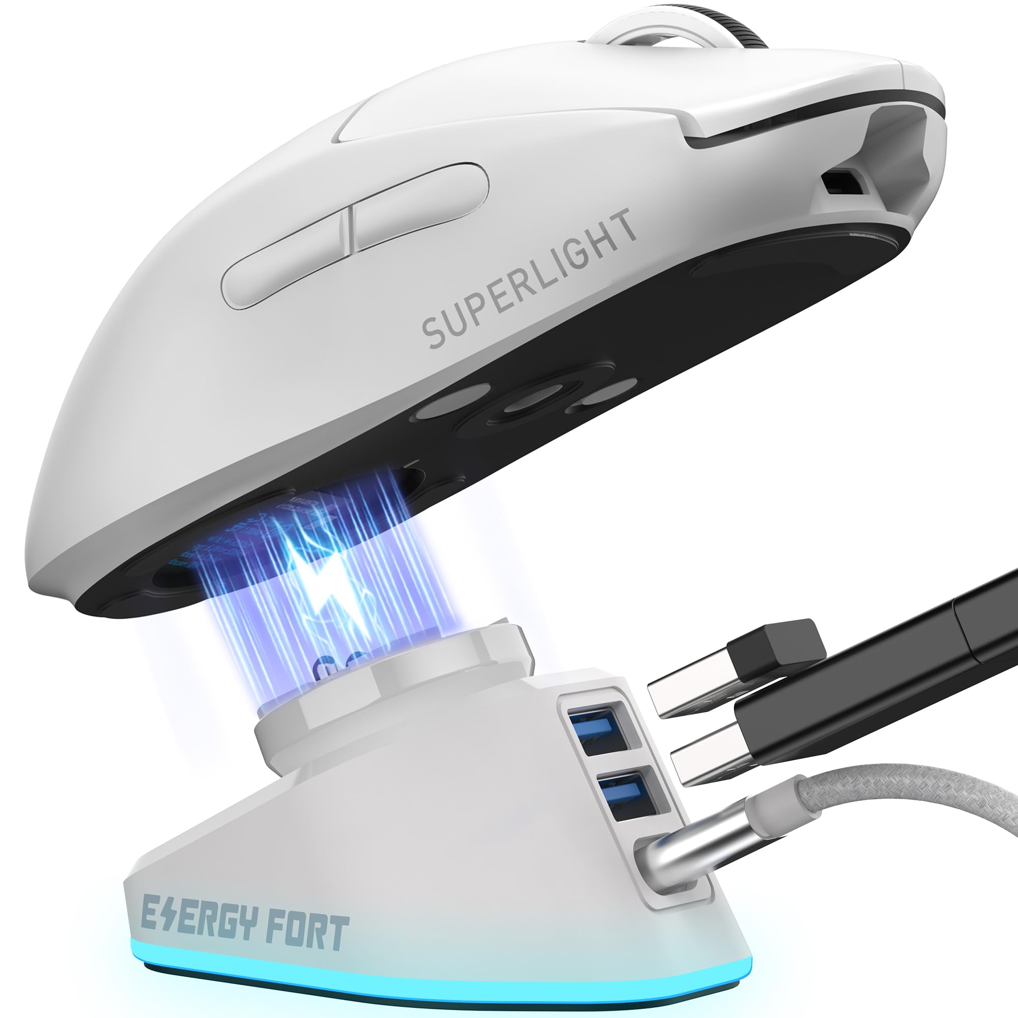 Mua for Wireless Gaming Mouse Charger RGB Compatible with X Superlight ...