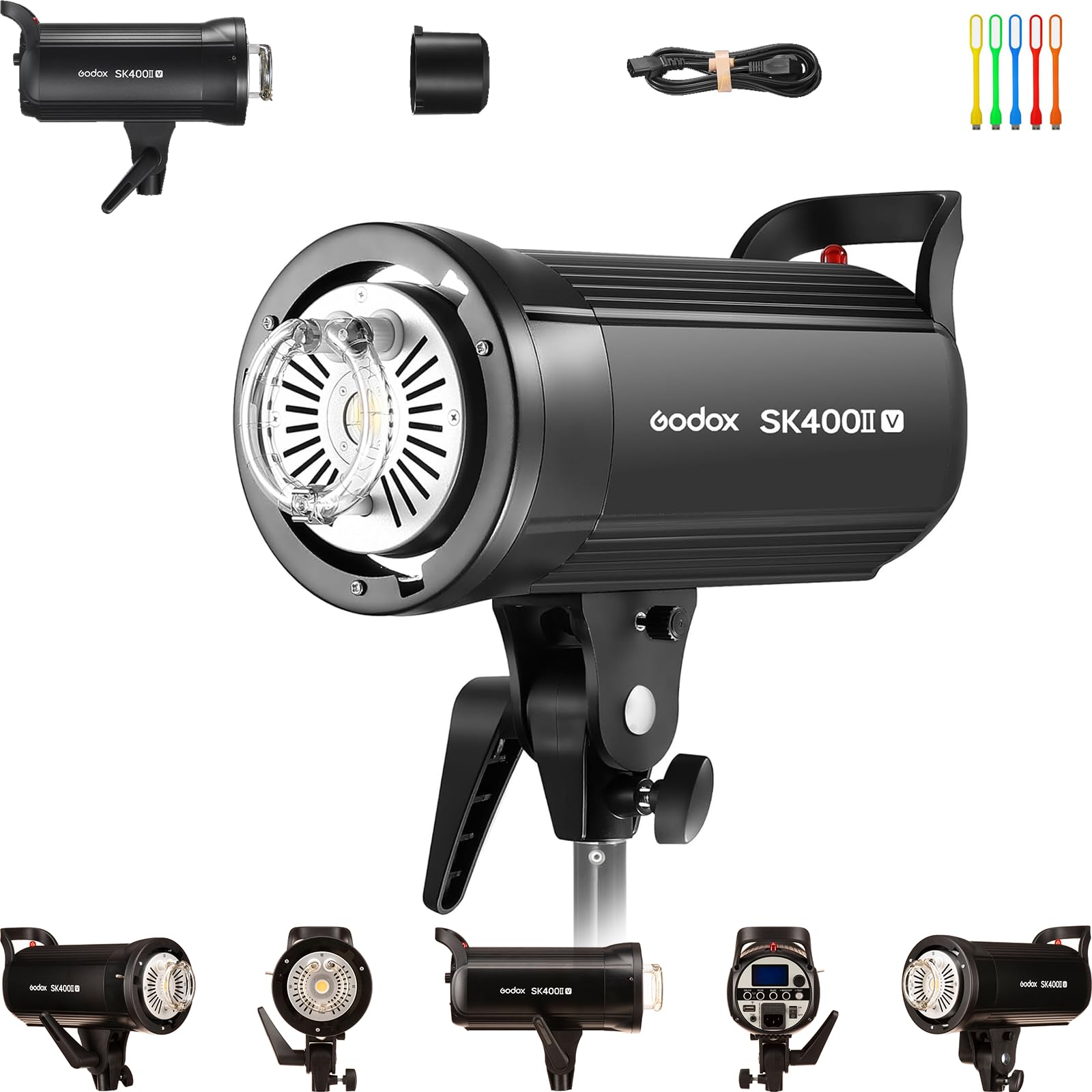 Godox SK400II-V 400Ws Photo Studio Strobe Flash Monolight Light with ...