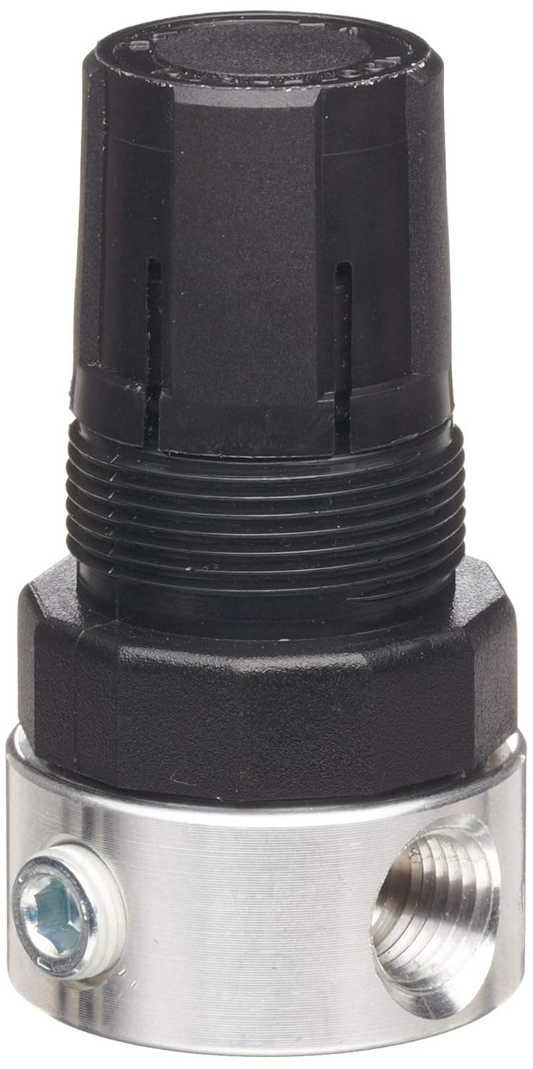 Parker 06R313AC Regulator 2-125 psi Pressure Range Relieving Type 1/2 ...