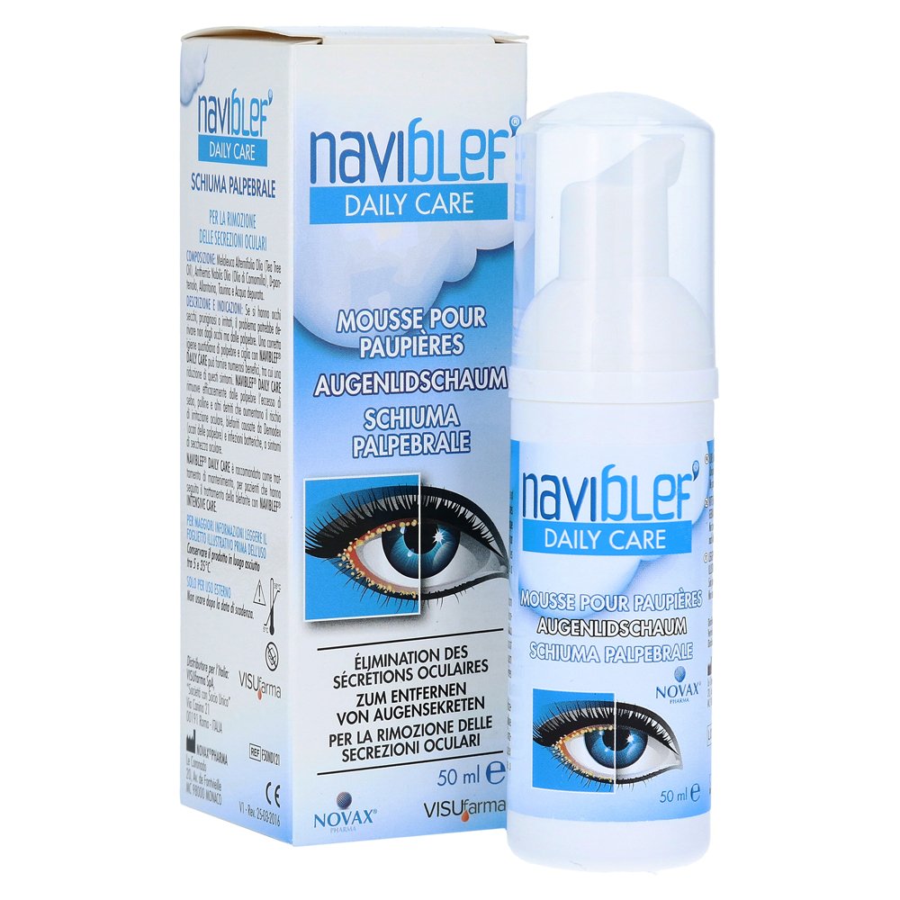 Naviblef® DAILY CARE – Augenlidschaum,50ml: Amazon.de: Drogerie ...