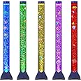 Sensory LED Bubble Tube 4FT with 10 Fish, 20 Color Remote and Tall ...