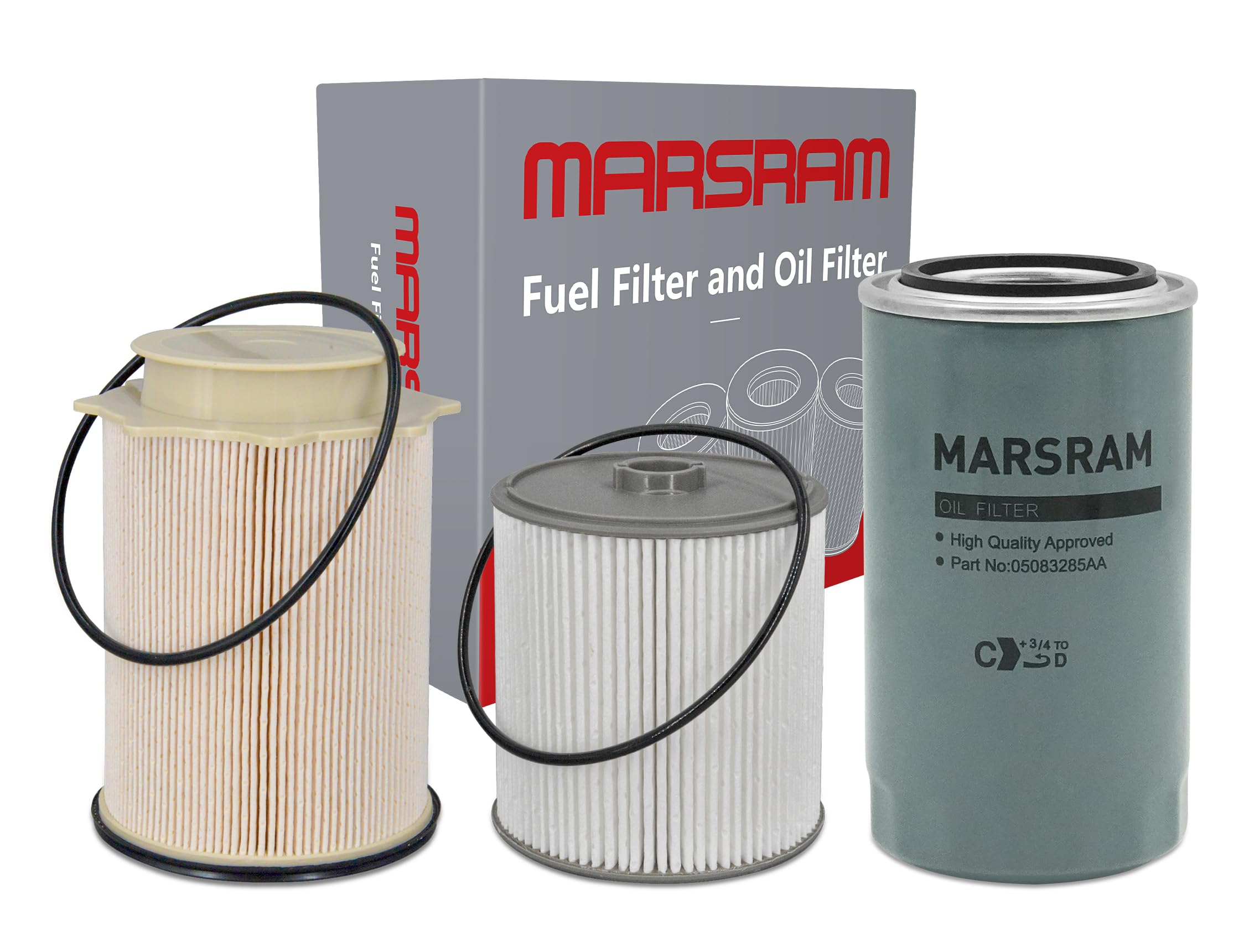 Mua Marsram 6.7 Cummins Fuel Filter and Oil Filter Kit Fits for 2019 ...