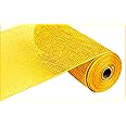 Amazon.com: Poly Burlap Deco Mesh, 10 Inches x 10 Yards (Yellow)