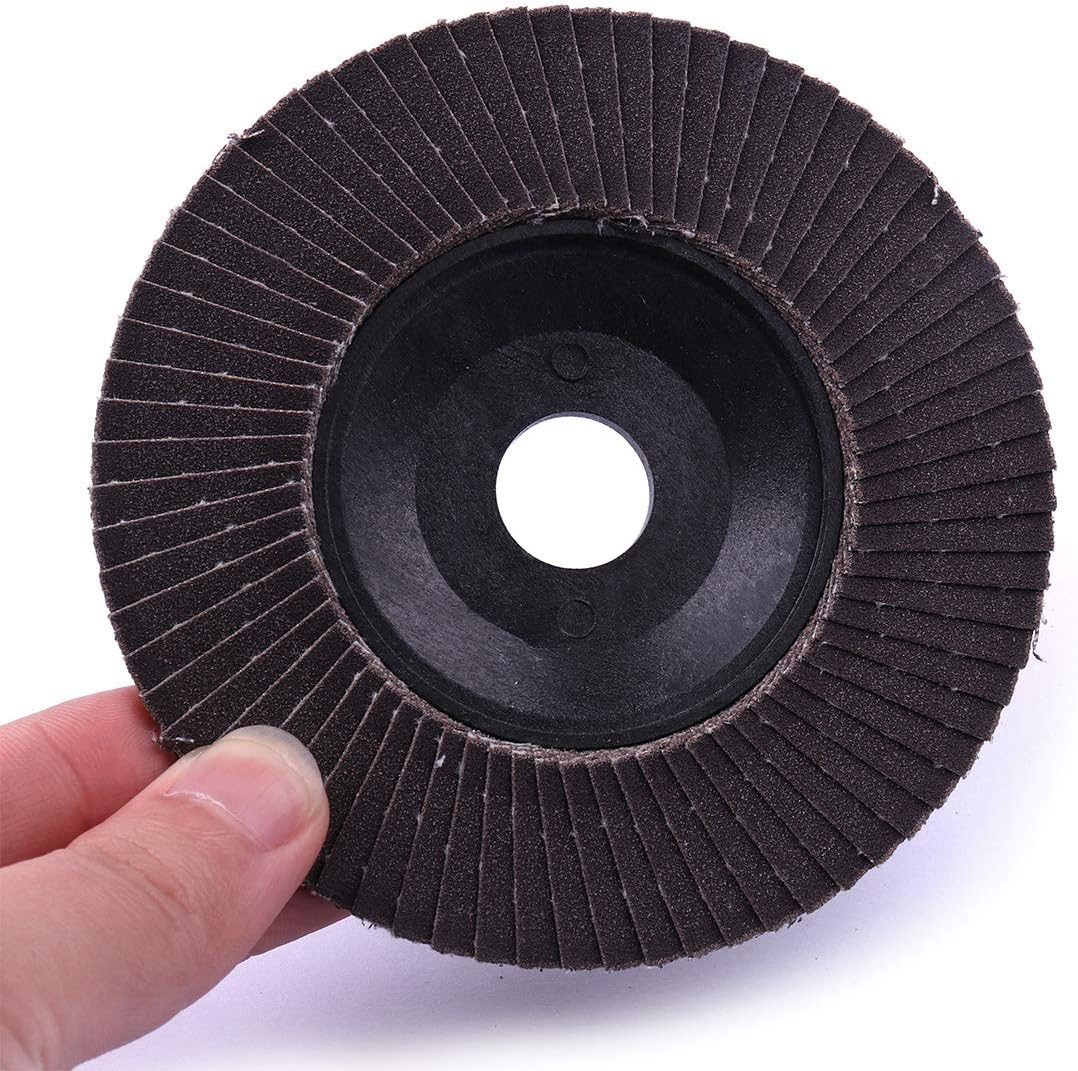 Atoplee 10pcs 240 Grit Polishing Sanding Flap Disc Wheel Deburring for ...
