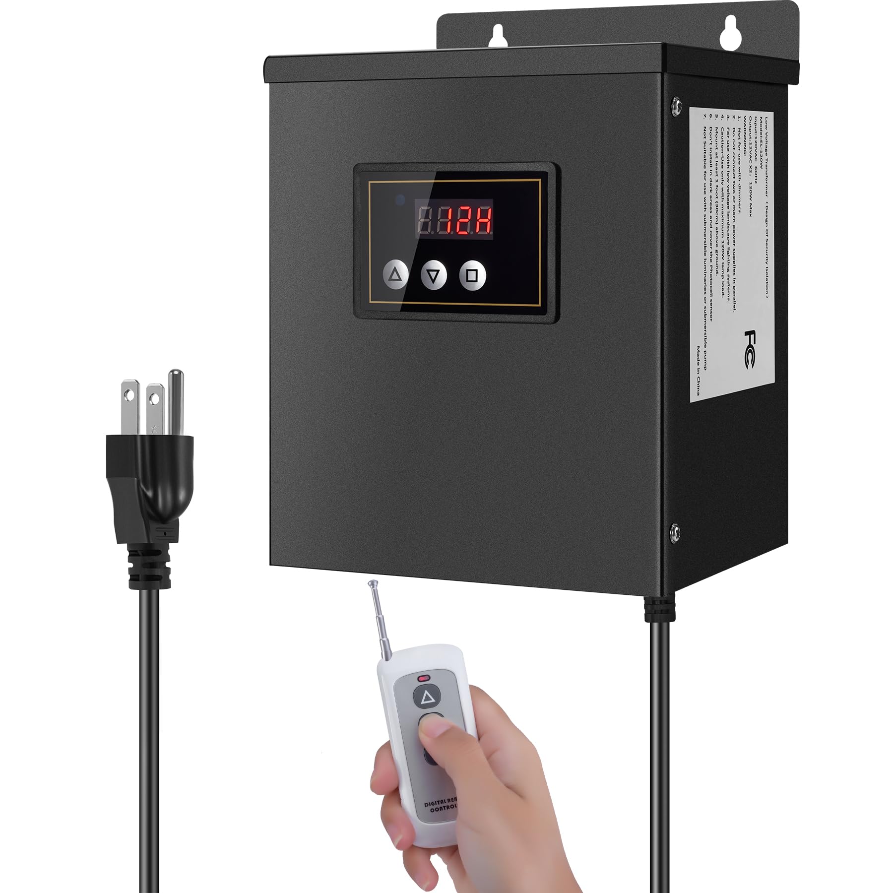 Mua 300W Outdoor Low Voltage Transformer with Timer,Photocell Sensor ...