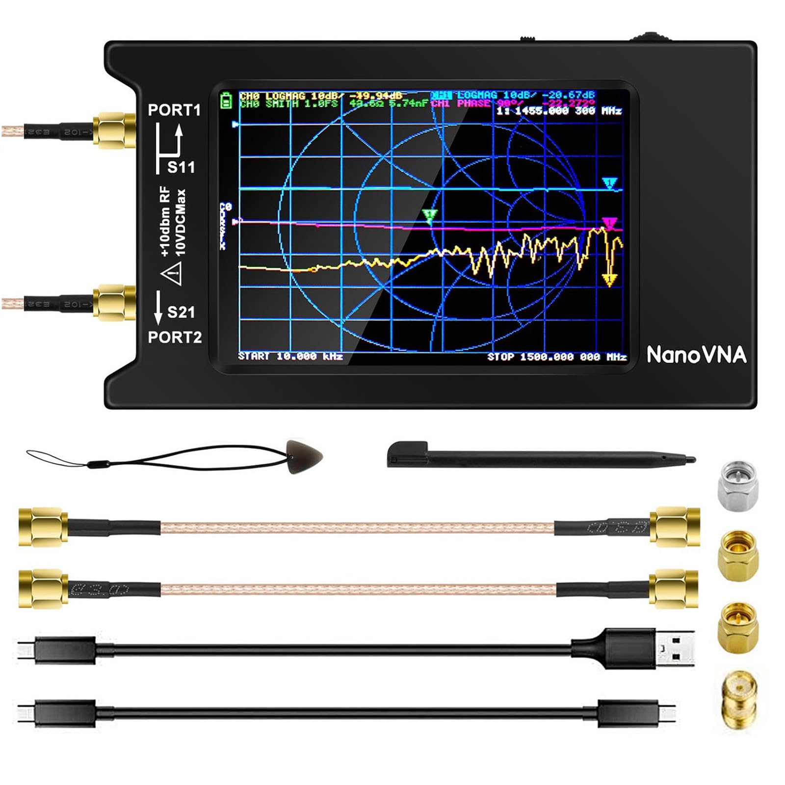 Mua AURSINC Upgrated NanoVNA-H4 Vector Network Analyzer, Lastest V4.3 ...