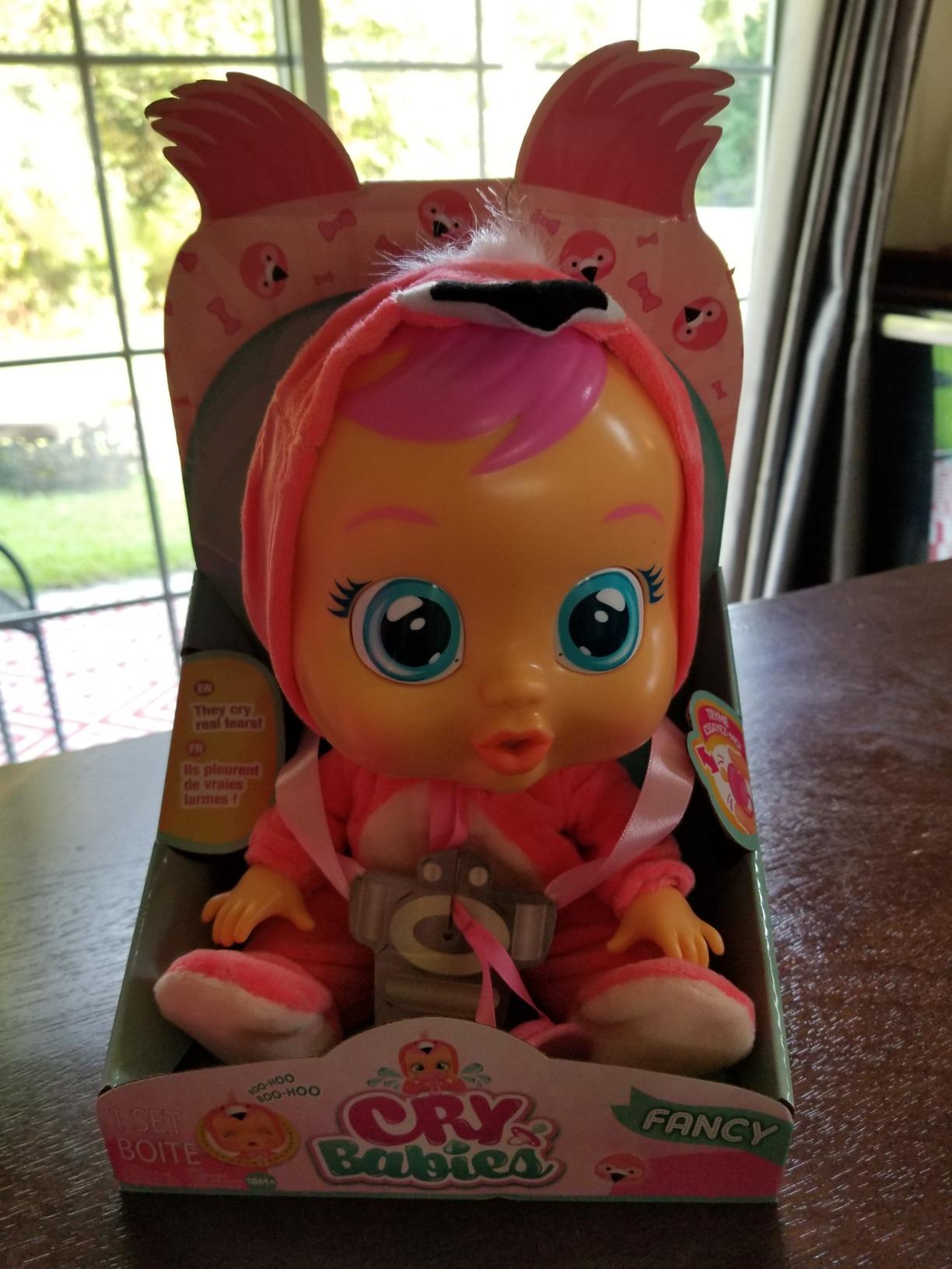 $6/mo - Finance Cry Babies Fancy The Flamingo Doll, Pink | Buy Now, Pay ...