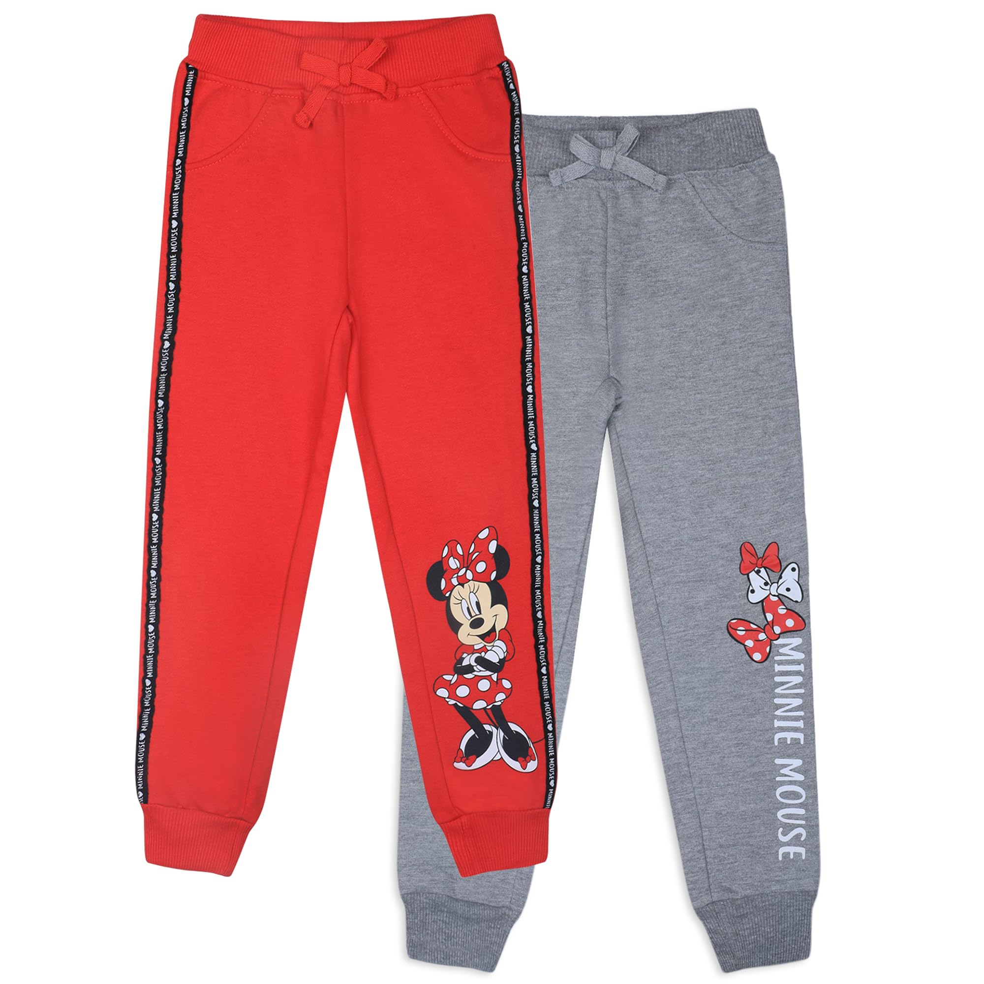 Disney Minnie Mouse Girls 2 Pack Pants for Toddler and Little Kids ...