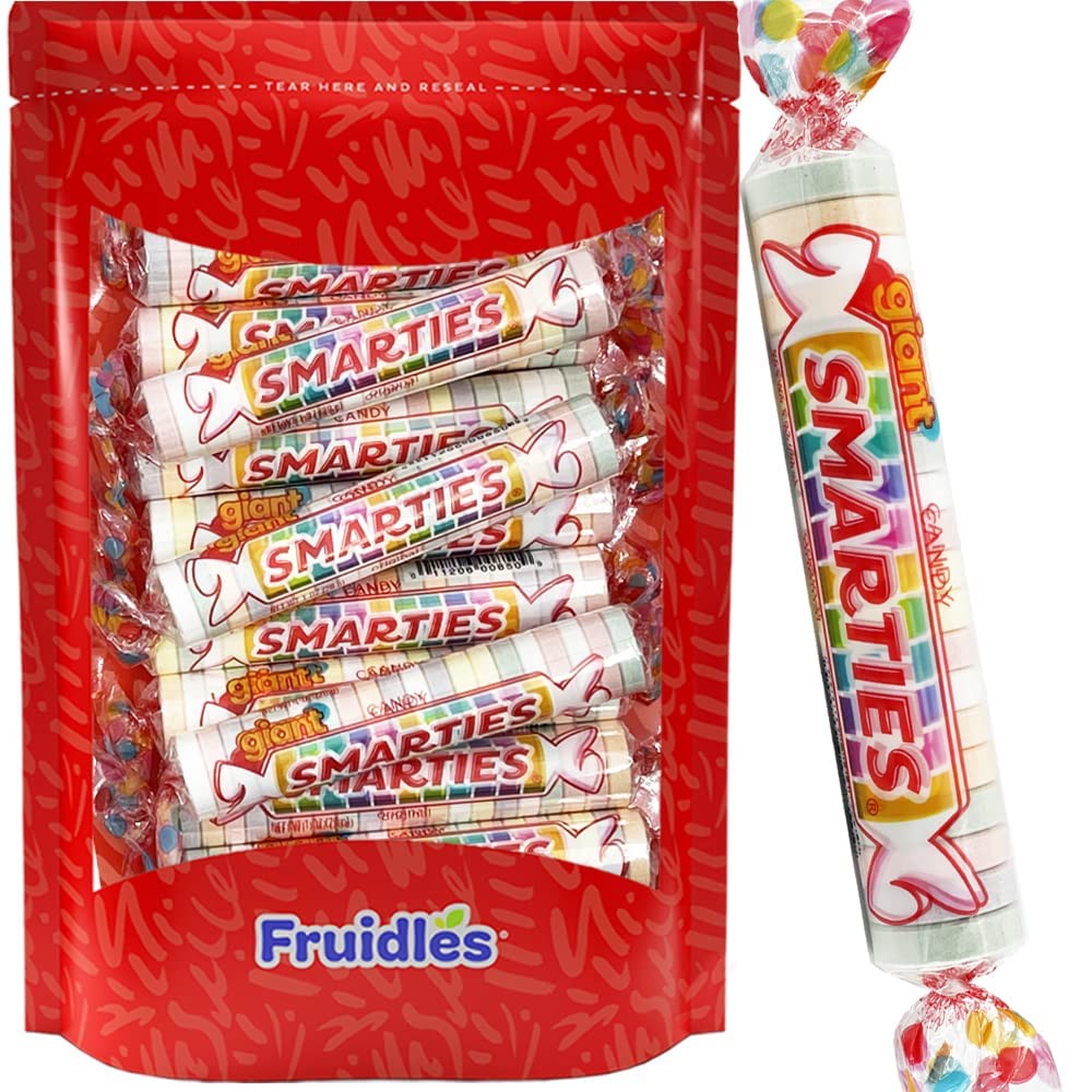 Mua Fruidles Giant Smarties Hard Candy Roll, Assorted Flavors ...