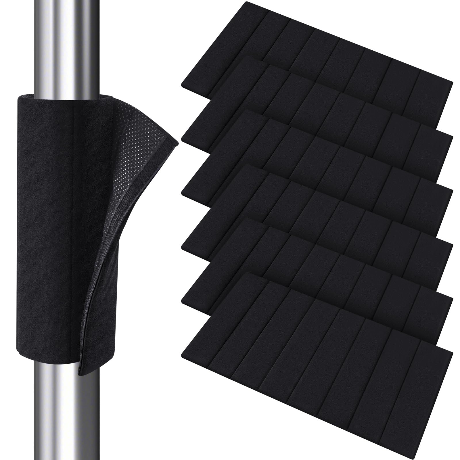 Mindsoft 6 Pcs Garage Pole Padding with Anti Slip Fabric 12 x 24 Inch ...