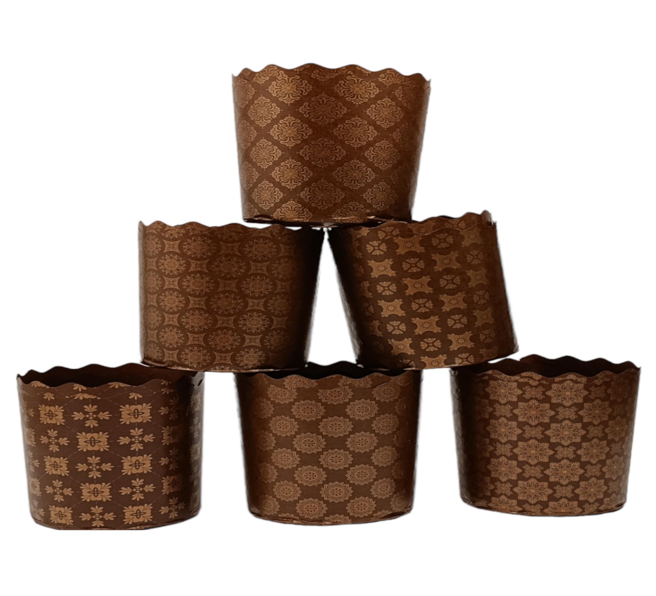 chutemka - 12 Pack | 12 oz Different designs of Paper Mold, Round ...