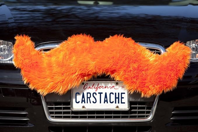 Amazon.com : Carstache Tiger Orange Car Mustache : Other Products ...