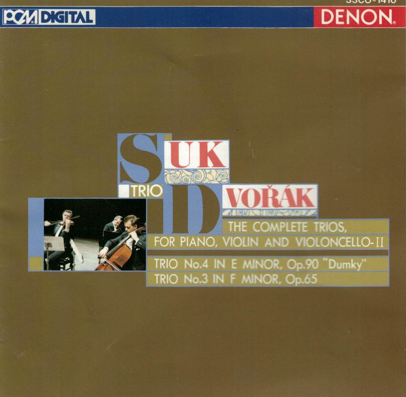 Antonin Dvorak, Suk Trio - Dvorak: The Complete Trios for Piano, Violin and Violoncello, Vol. 2 ...
