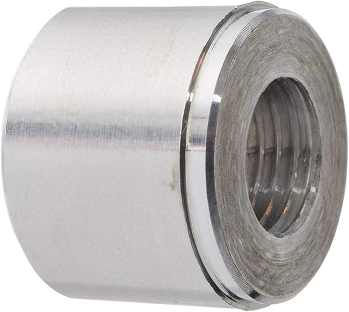 Aluminum 1/4" NPT Weld On Bung Female Nut Threaded Insert Weldable 617 ...
