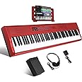 Amazon.com: Fesley Piano Keyboard 88 Keys, Full-Size Digital Piano Keyboard, Portable Electric ...