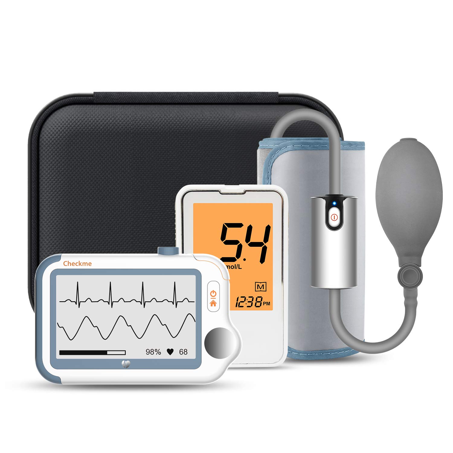 Wellue Wireless Checkme Pro Suit Multi-function & User Health Monitor ...
