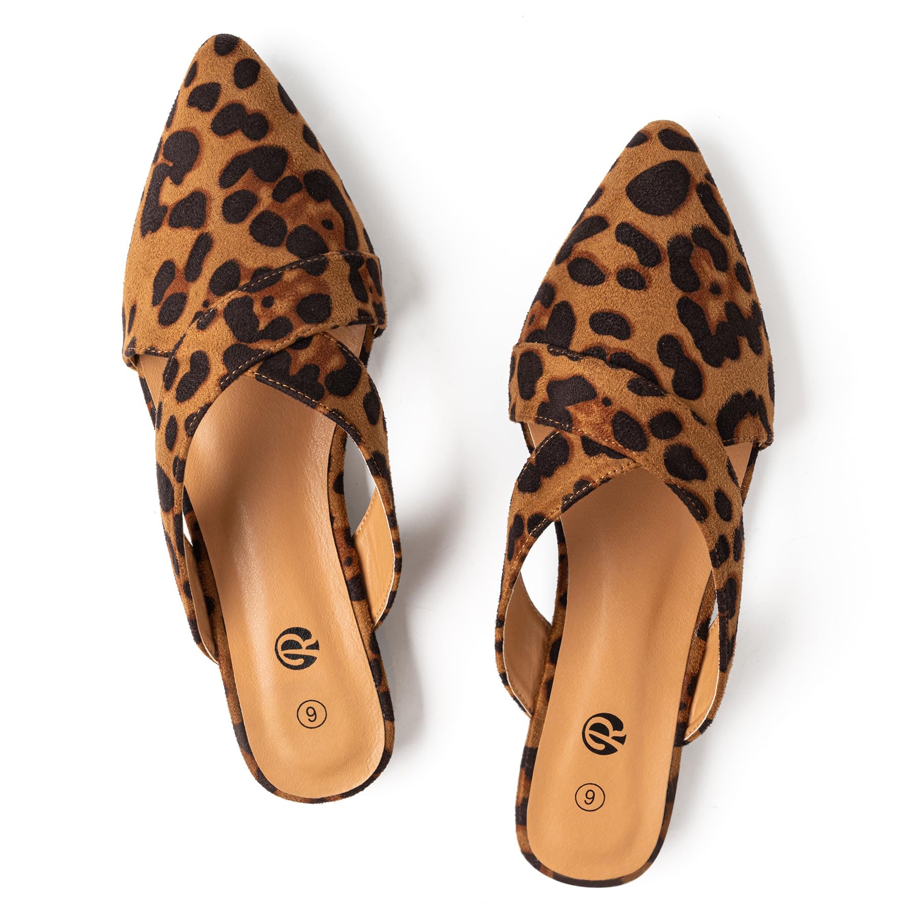 Rekayla Women’s Mules Closed Pointed Toe Backless Loafer Shoes for ...