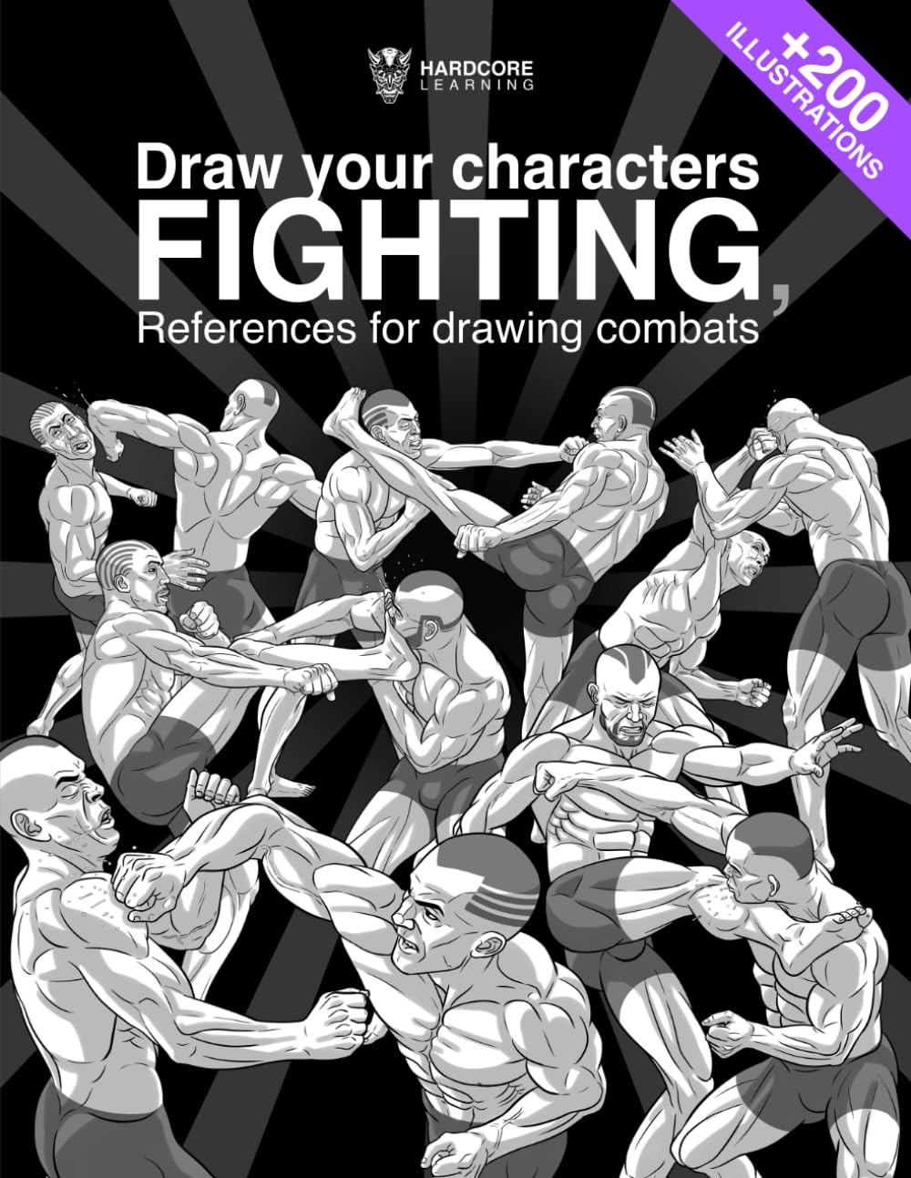 Mua Draw your characters Fighting, References for drawing combats: Book ...