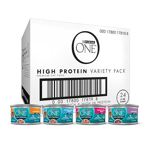 Purina ONE Natural, High Protein Cat Food Variety Pack, Chicken, Tuna ...