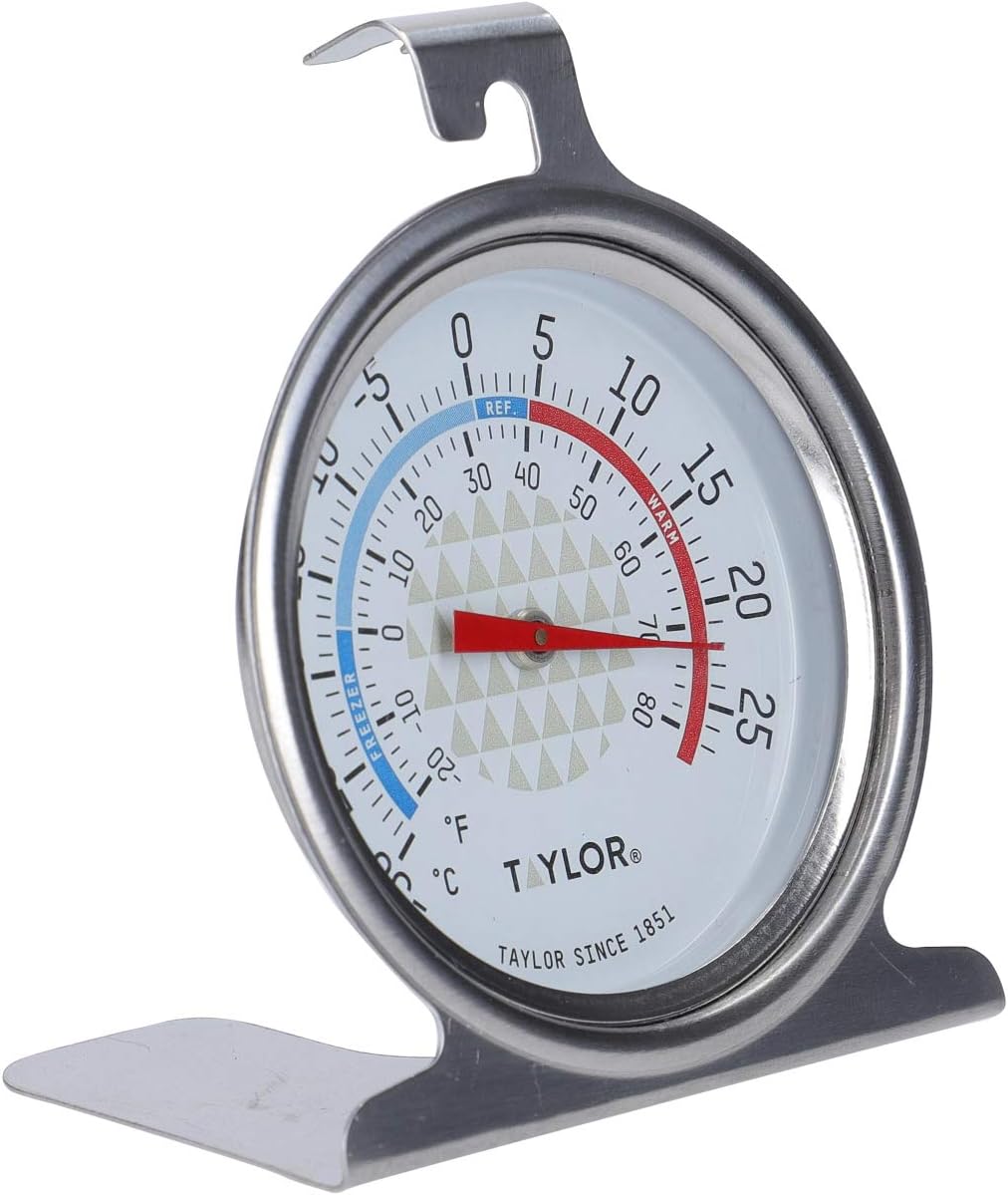 Taylor Fridge Freezer Thermometer, Accurate Multi-Functional Kitchen ...