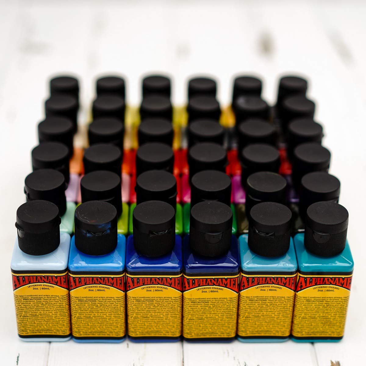 Buy Alphanamel Megapack is 36 Different Colors of Enamel Paint/Comes in ...