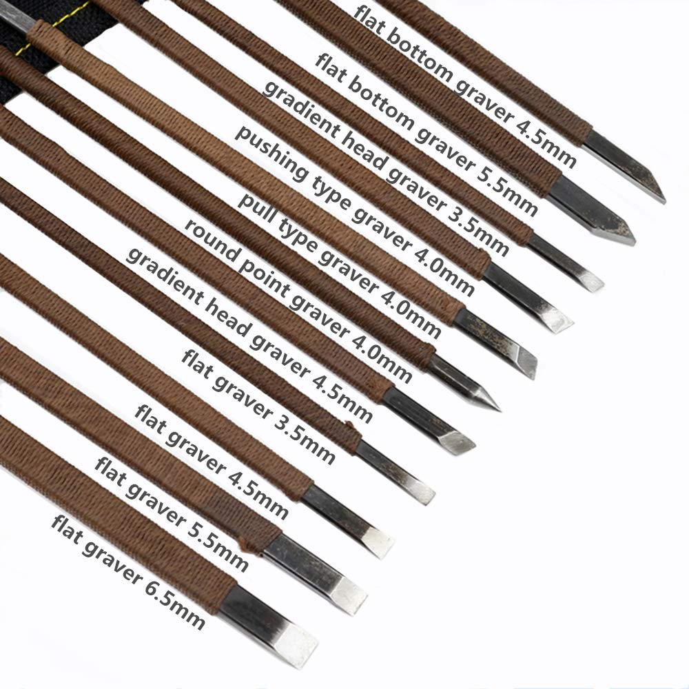 Mua Stone Carving Tools, 11 Pcs Stone Seal Craft Engraving Wood Carving ...