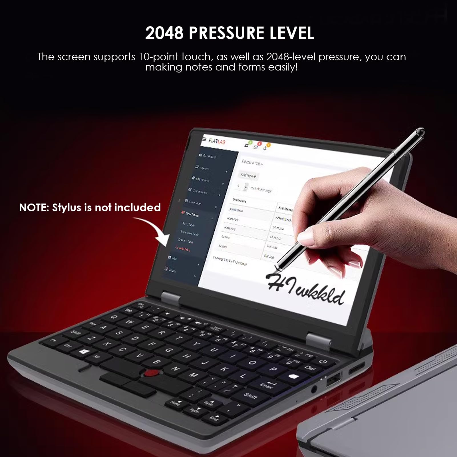 Mua Acogedor Mini Laptop, 7.0 inch Touch Screen Mini Laptop Computer, High Speed CPU J4105 12GB ...