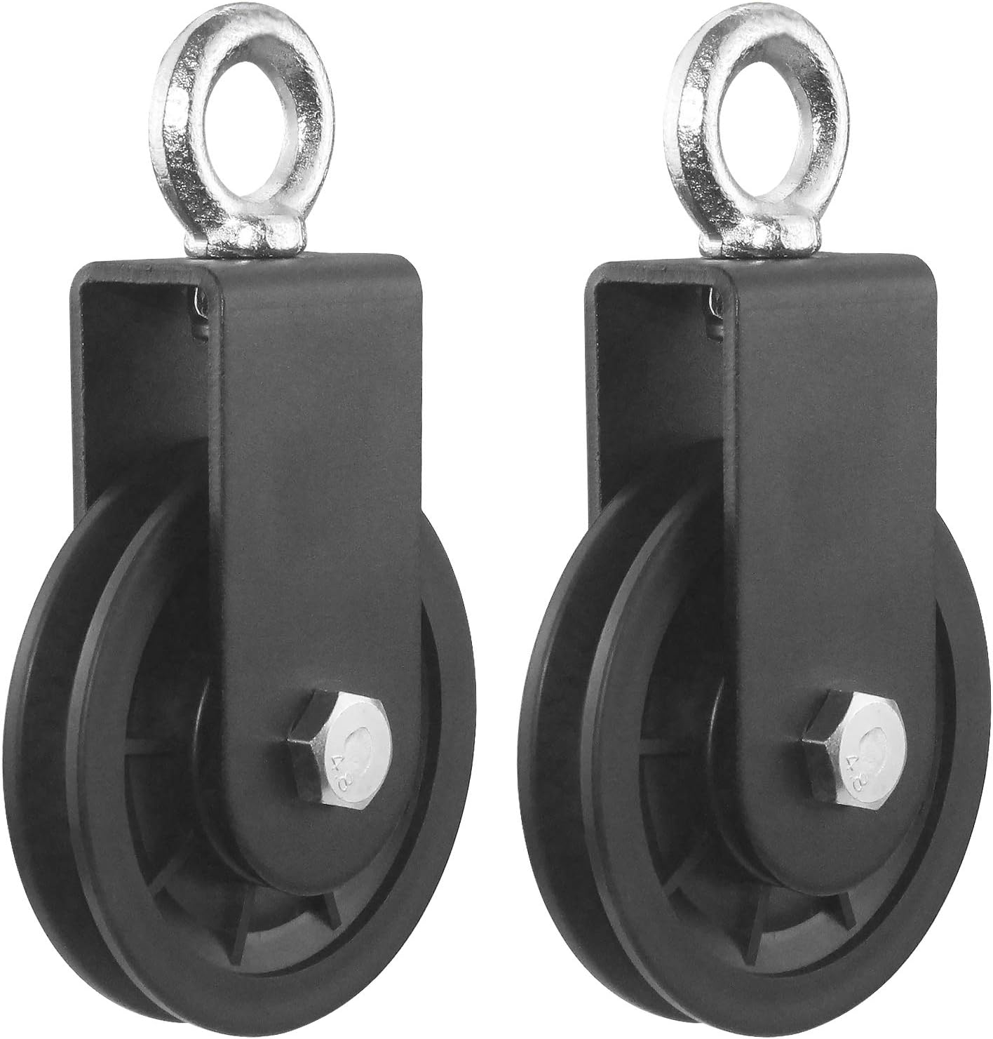 Cable Pulley Rotation Traction Wheel 3.54 in/90 mm Silence Smooth ...