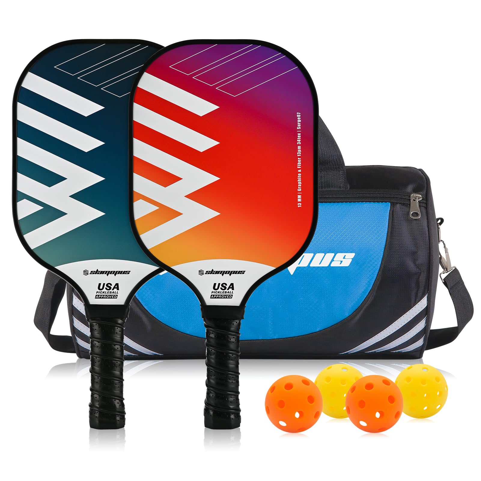 Pickleball Paddles Set of 2 | Pickleball Paddles | Graphite ...