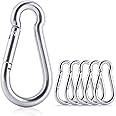 Amazon.com: Yogayet 6 Pcs Carabiner Clip 304 Stainless Steel Spring ...
