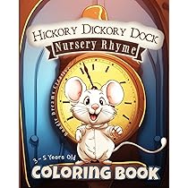 Hickory Dickory Dock Coloring Pages [2025]