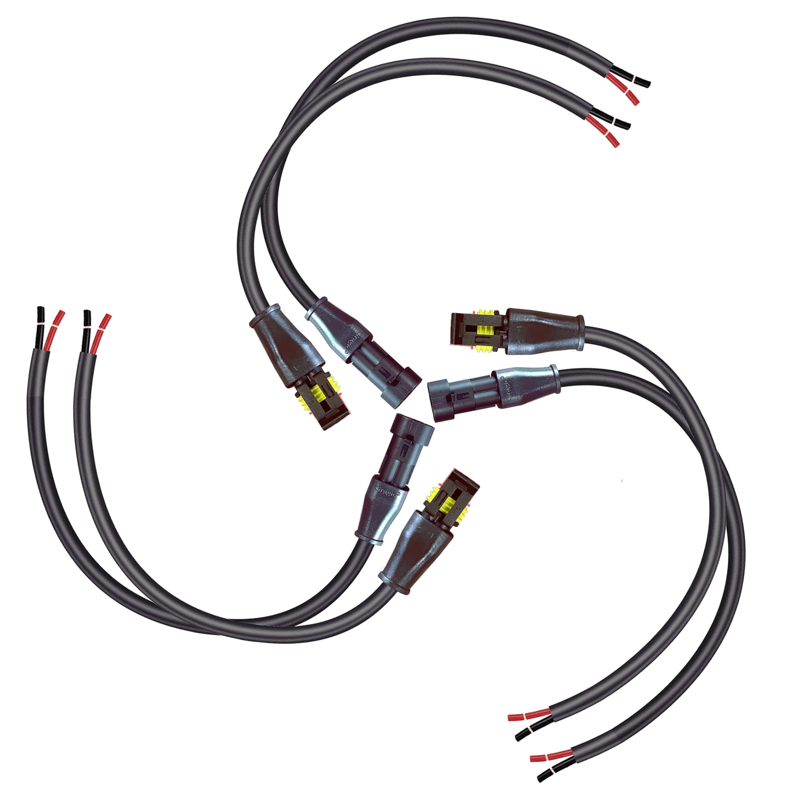 Mua 2Pin Connector Waterproof Connector,Male and Female 16 AWG 2 Wire ...