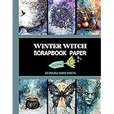 Witchy Magic Scrapbook Paper: 20 Double Sided Sheets 8.5" x 11" for ...