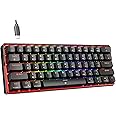 Amazon.com: KEMOVE K61SE Gaming Keyboard, 60 Percent Mechanical ...