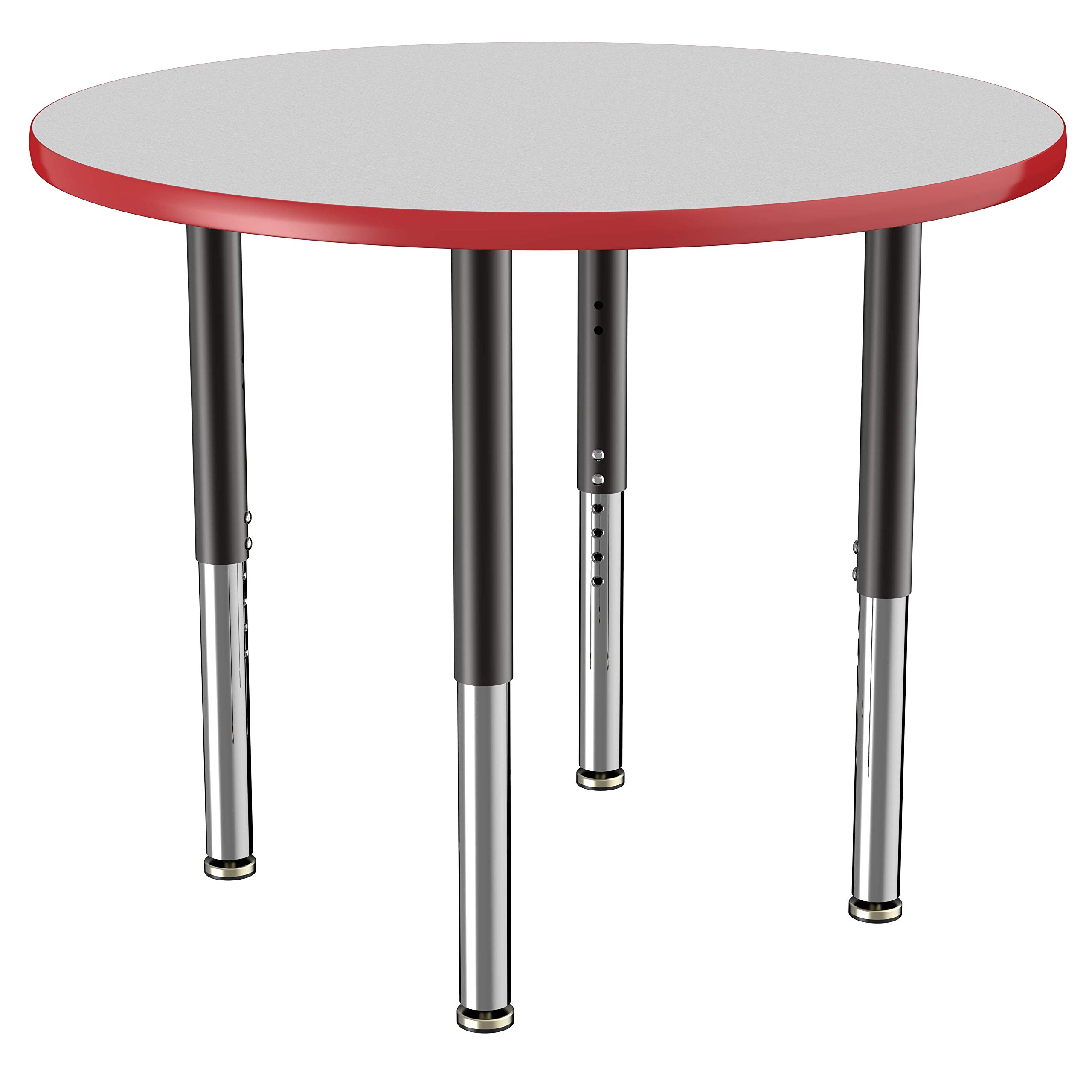FDP Mobile Round Activity School And Office Table (36 Inch), Super Legs ...