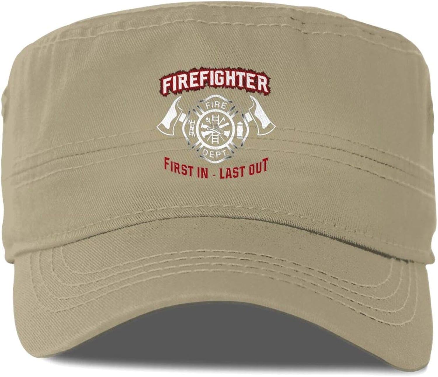 Best Firefighter Fire Cotton Flat Cap for Men and Women Hat at Amazon ...