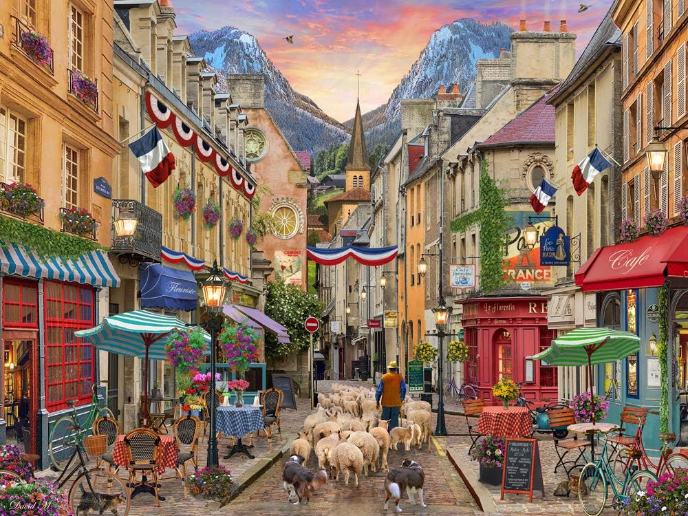 French Village Jigsaw Puzzle 550 Piece, Jigsaw Puzzles - Amazon Canada