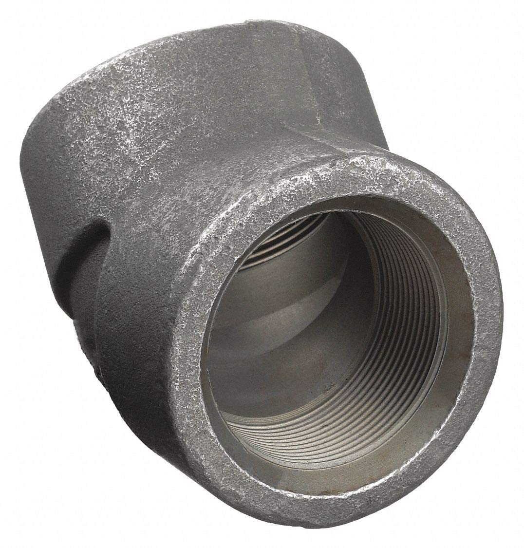 Anvil 2112 Forged Steel Pipe Fitting, Class 3000, 45 Degree Elbow, 1/2 ...
