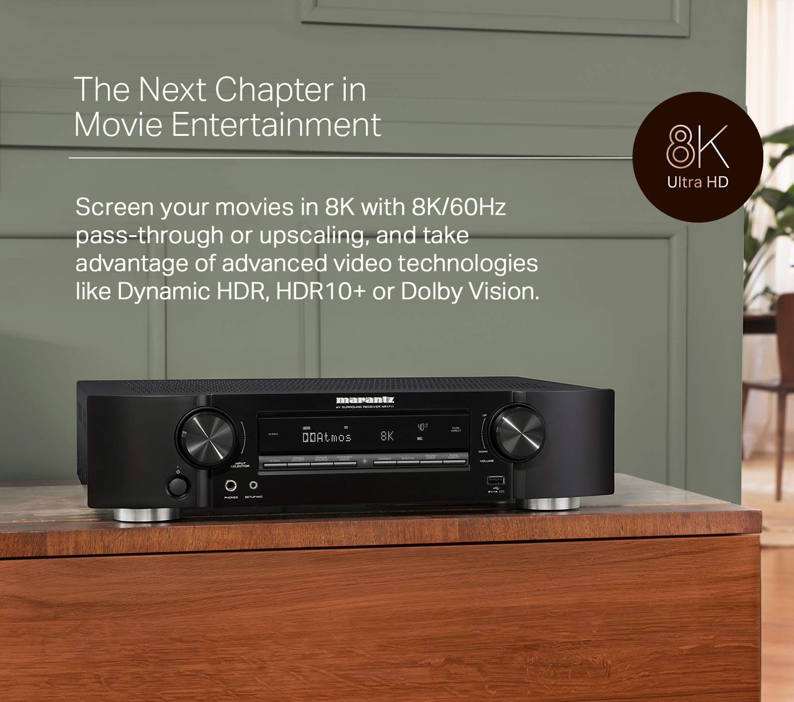 Mua Marantz NR1711 7.2 Channel AV-Receiver, HiFi System Home Cinema Sound System, 6 HDMI Ports ...