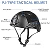 VPZenar Full Face Airsoft Mask and Helmet,Black Tactical Helmet with ...