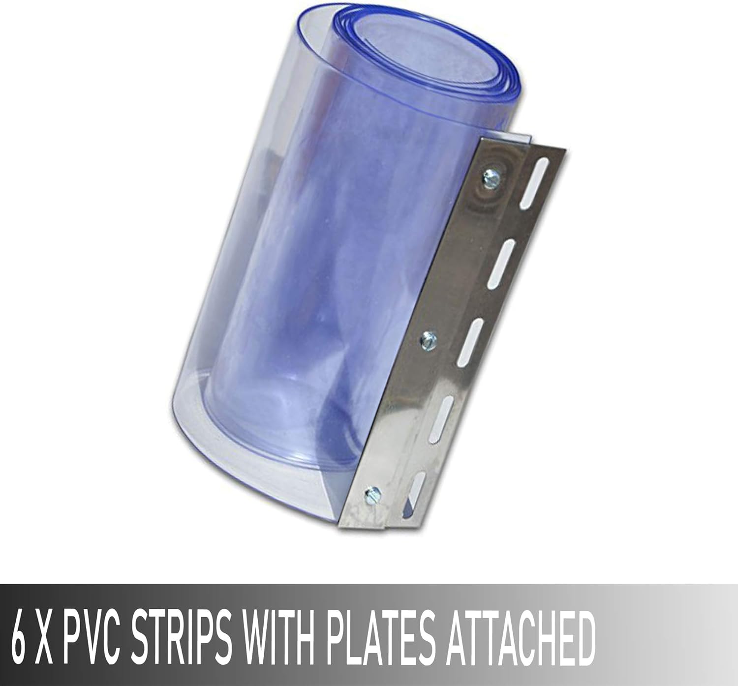 PVC Strip Curtain Kit – Ideal for Personnel Door/Chiller (1m x 2m ...