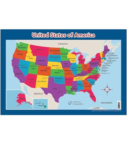 Teachable Map Of United States