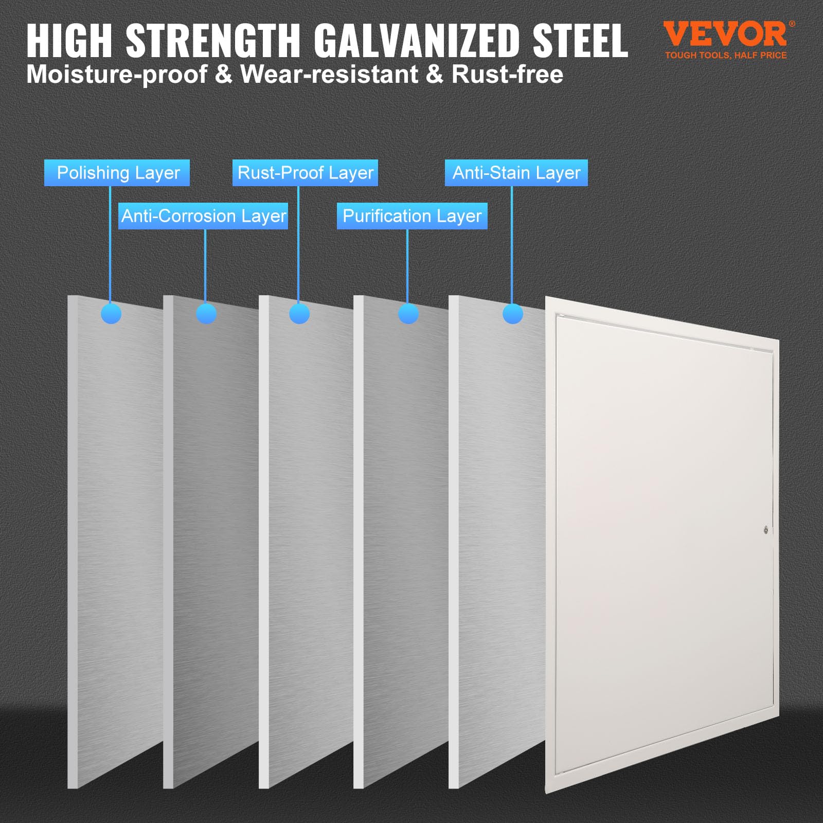 Mua VEVOR Metal Access Panel for Drywall Ceiling, 24 x 24 Inch Plumbing ...