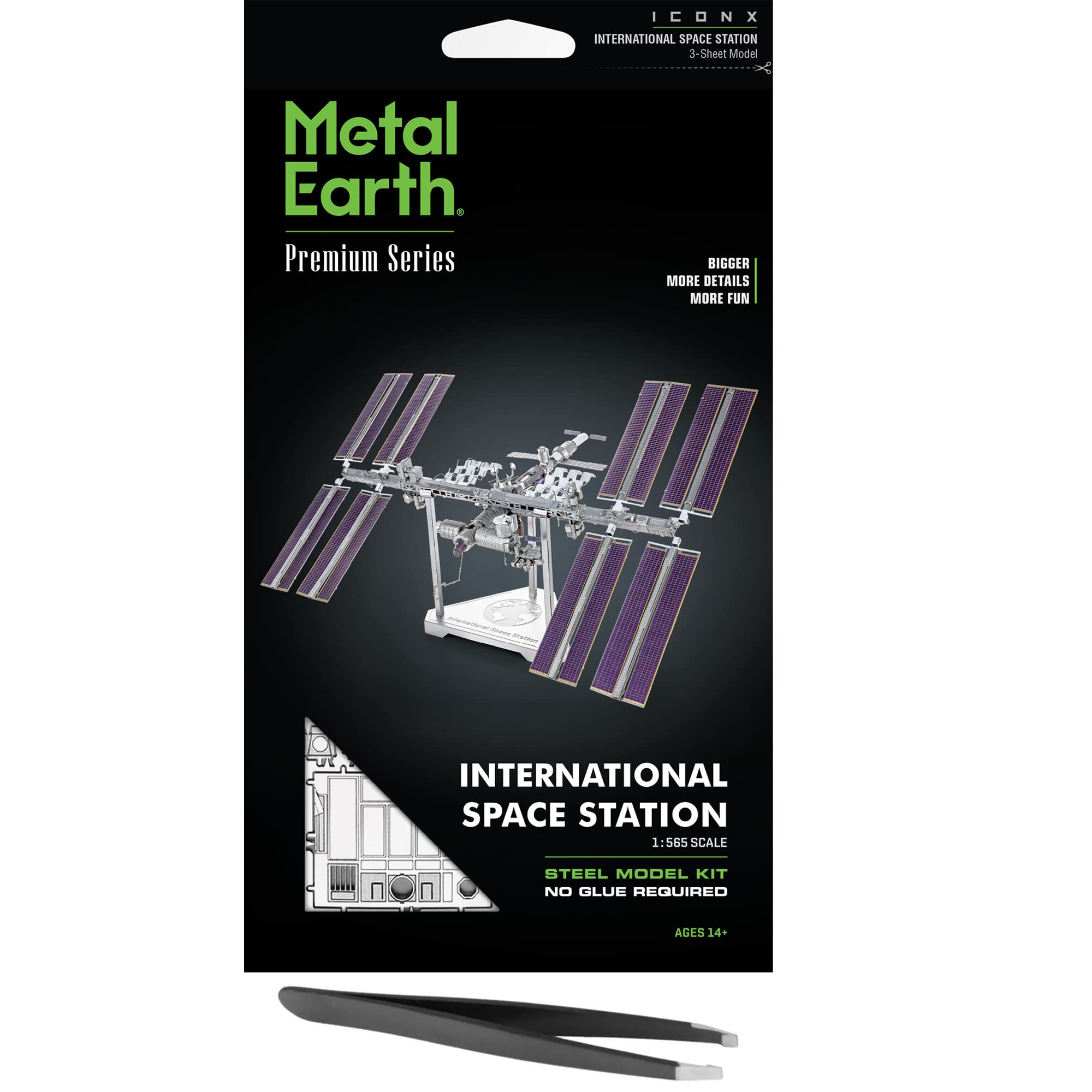 Metal Earth Fascinations Premium Series International Space Station 3D ...