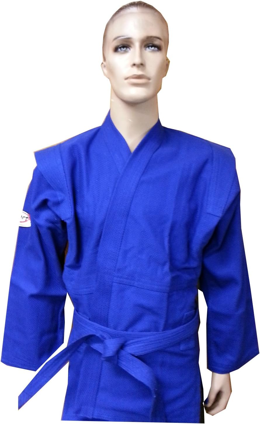 Amazon.com : Woldorf USA Russian Sambo Jacket Blue : Martial Arts ...